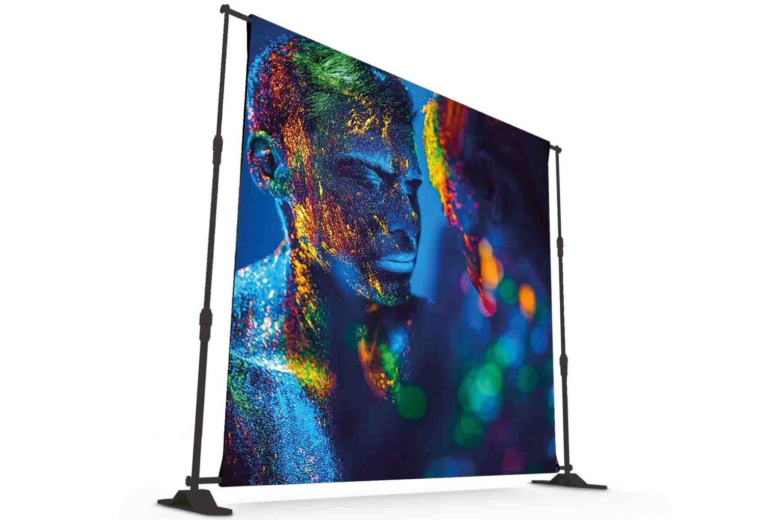 Telescopic Backdrop Banner Stand - Jenwill Printers, Leicester